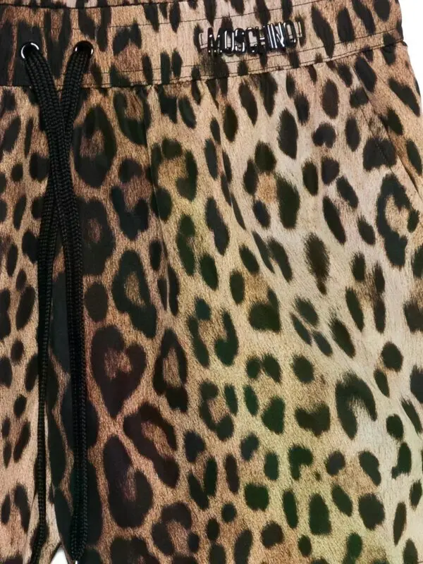 Moschino Leopard-print Swim Shorts