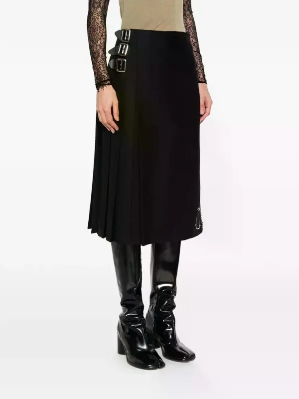 Le Kilt Pleated Buckle Skirt