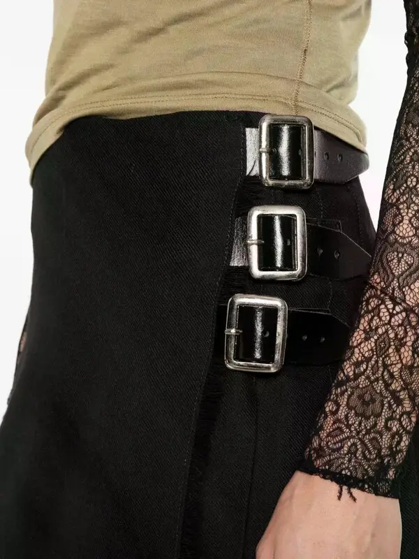 Le Kilt Pleated Buckle Skirt