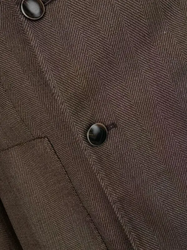 L.B.M. 1911 Double-breasted Herringbone Jacket
