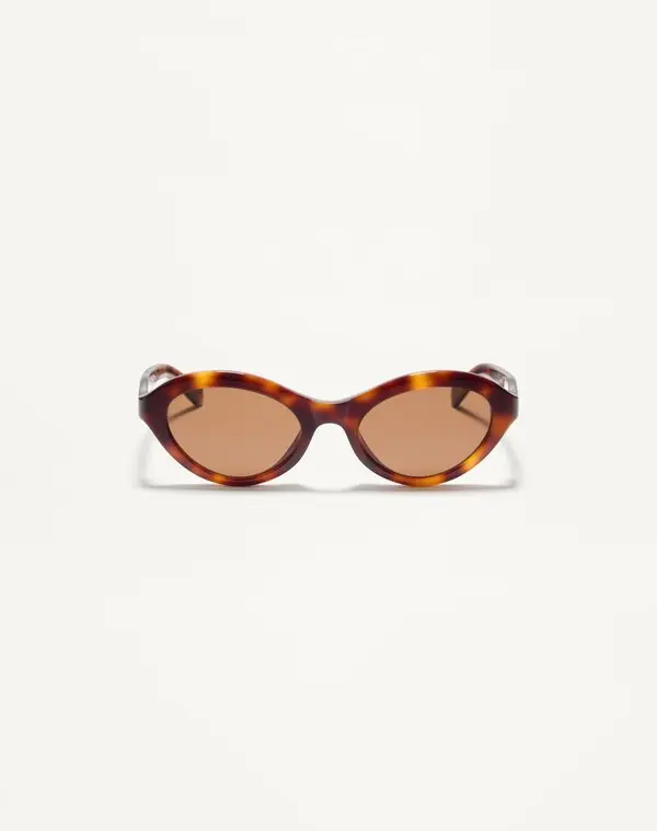 Valentino Garavani Cat-eye Sunglasses - Havana/brown