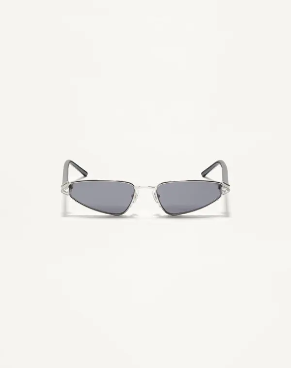 Valentino Garavani Cat-eye Sunglasses - Silver/black/grey