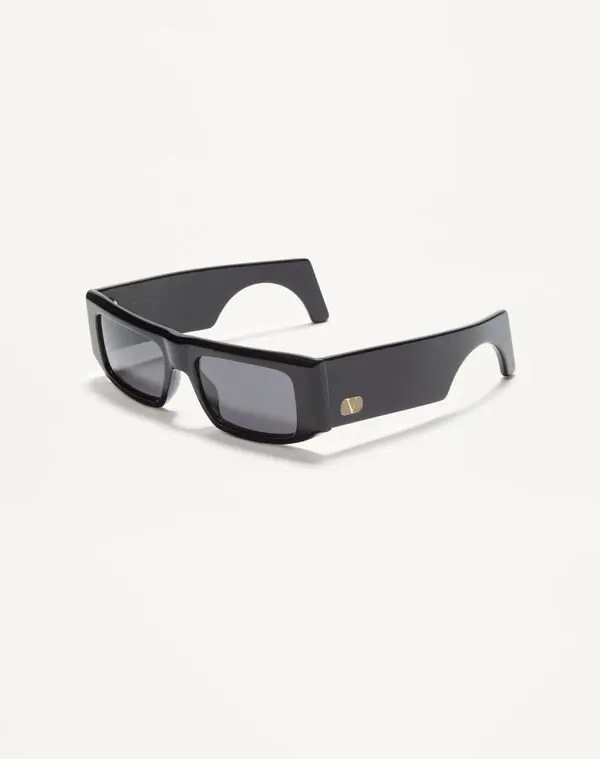 Valentino Garavani Rectangular Sunglasses - Black/grey