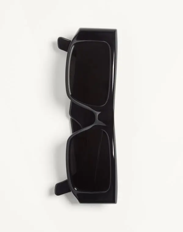 Valentino Garavani Rectangular Sunglasses - Black/grey