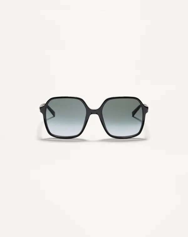 Valentino Garavani Rectangular Sunglasses - Black/grey