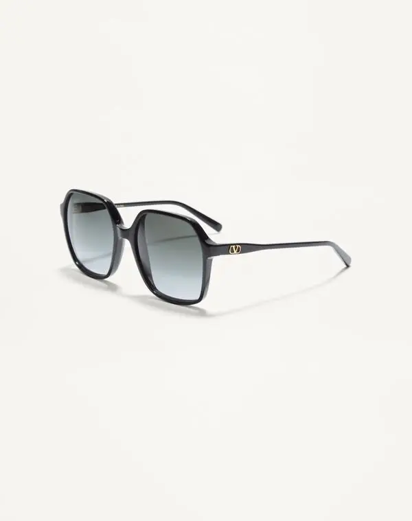 Valentino Garavani Rectangular Sunglasses - Black/grey