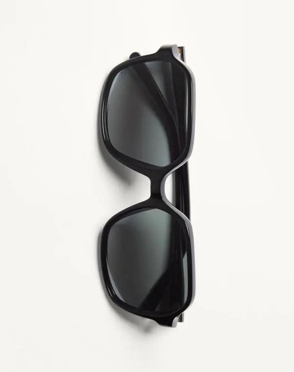 Valentino Garavani Rectangular Sunglasses - Black/grey