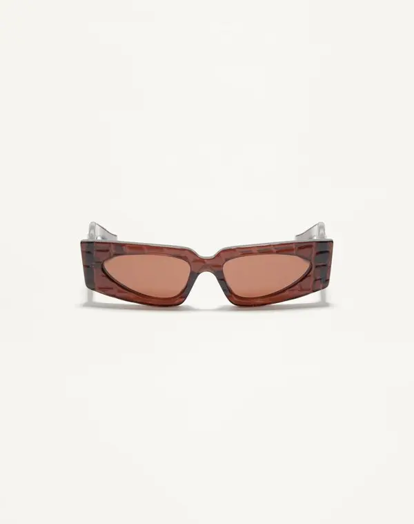 Valentino Garavani Rectangular Sunglasses - Brown