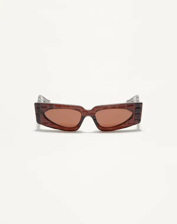 Valentino Garavani Rectangular Sunglasses - Brown