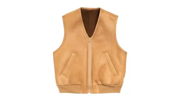 StÜssy Shearling Vest - Tan