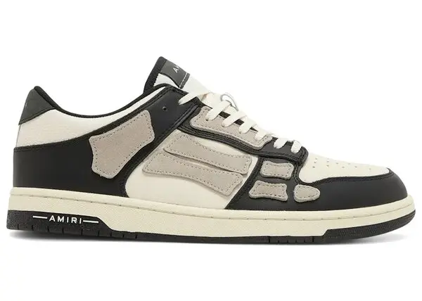Amiri Skel Top Low - Black/alabaster