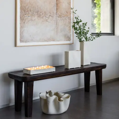 DUMAE Rue Tall Vase - Raw Blanc