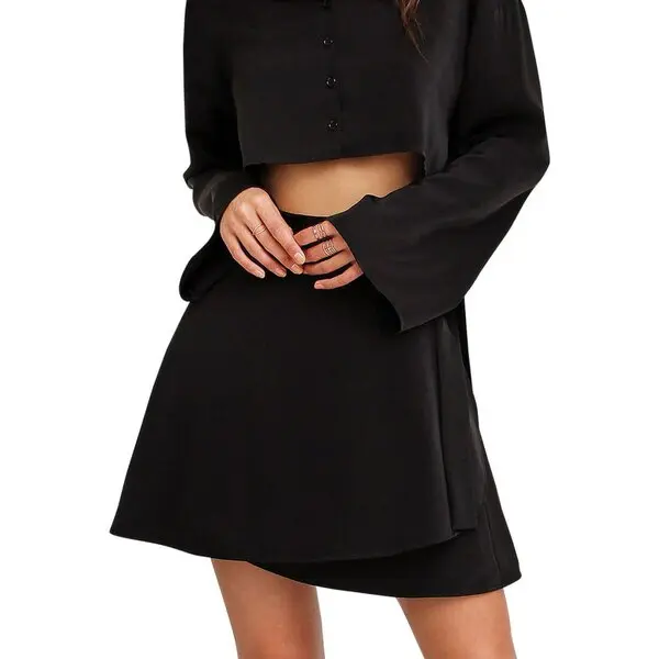 BELLE & BLOOM Before You Go Skirt - Black