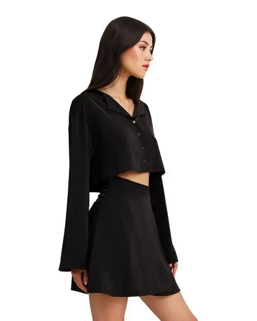 BELLE & BLOOM Before You Go Skirt - Black