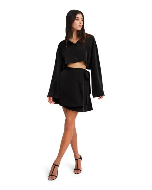 BELLE & BLOOM Before You Go Skirt - Black