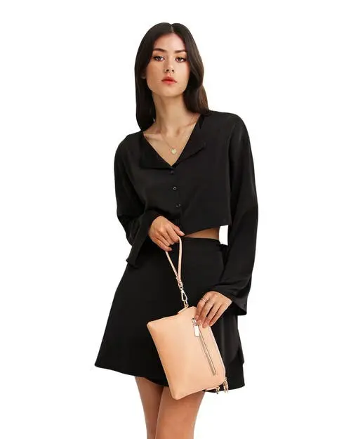 BELLE & BLOOM Before You Go Skirt - Black