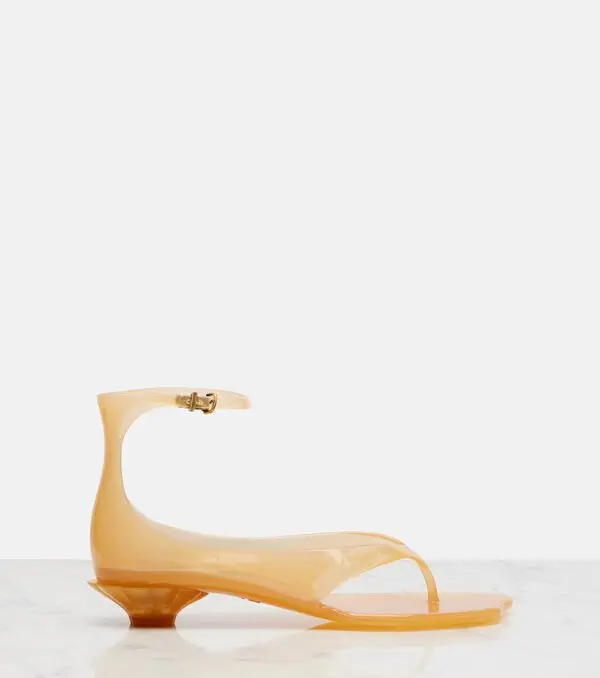 Chloé Jelly Thong Sandals - Brown