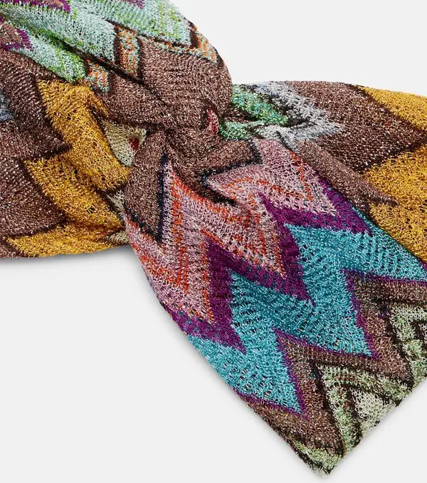 Missoni Zigzag Lamé Headband
