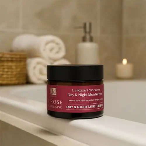 DR BOTANICALS La Rose Française Skin Renewal Duo Moisturiser For Hydration & Radiance 50 Ml
