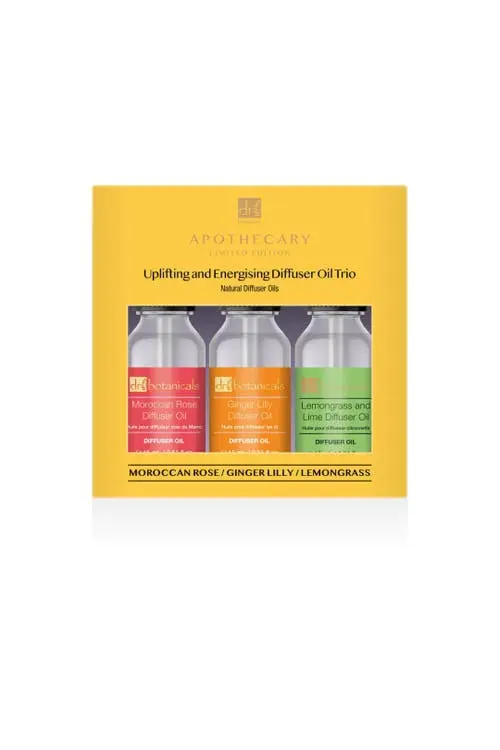 DR BOTANICALS Uplifting & Energising Diffuser Oil Trio - White