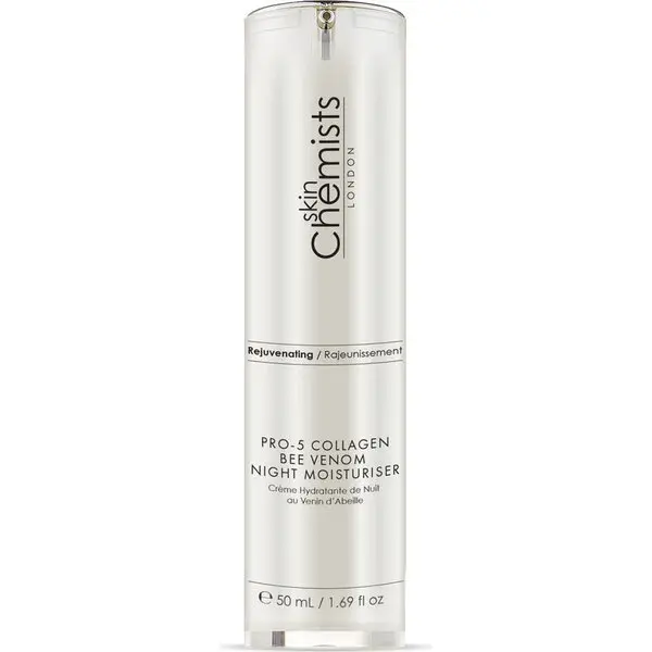 SKIN CHEMISTS Pro-5 Collagen Bee Venom Night Moisturiser 50ml For Loss Of Firmness - White