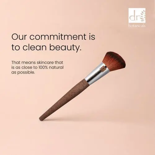DR BOTANICALS Coffee Ground Blush Brush For Anti-aging
