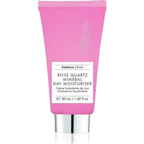 SKIN CHEMISTS Rose Quartz Mineral Day Moisturiser 50ml For Dullness - White