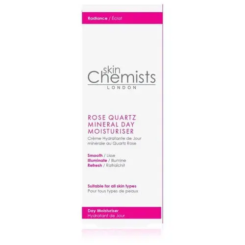 SKIN CHEMISTS Rose Quartz Mineral Day Moisturiser 50ml For Dullness