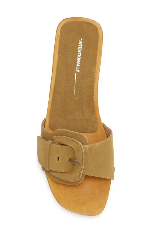 Intentionally Blank Mar Clog Sandal - Khaki