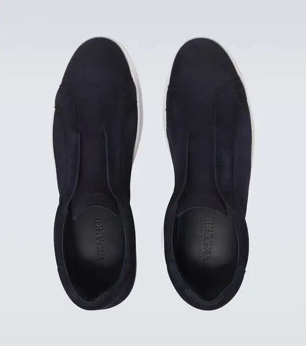 Magnanni Open Suede Sneakers
