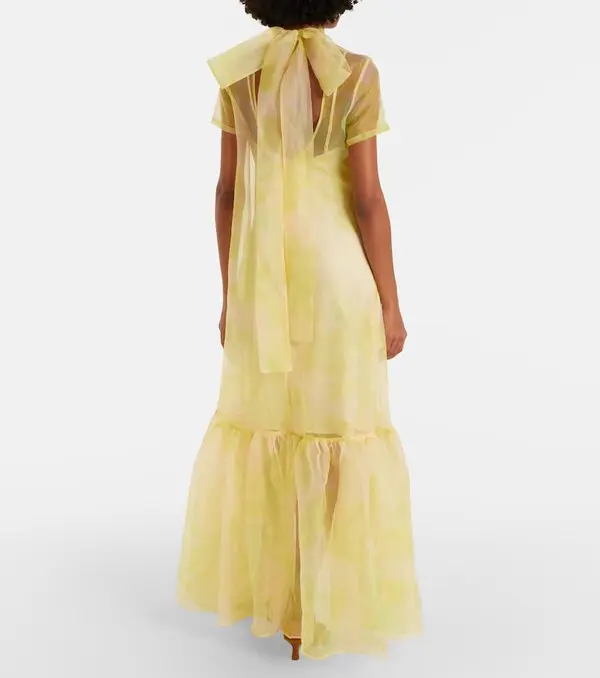 Staud Calluna Organza Maxi Dress