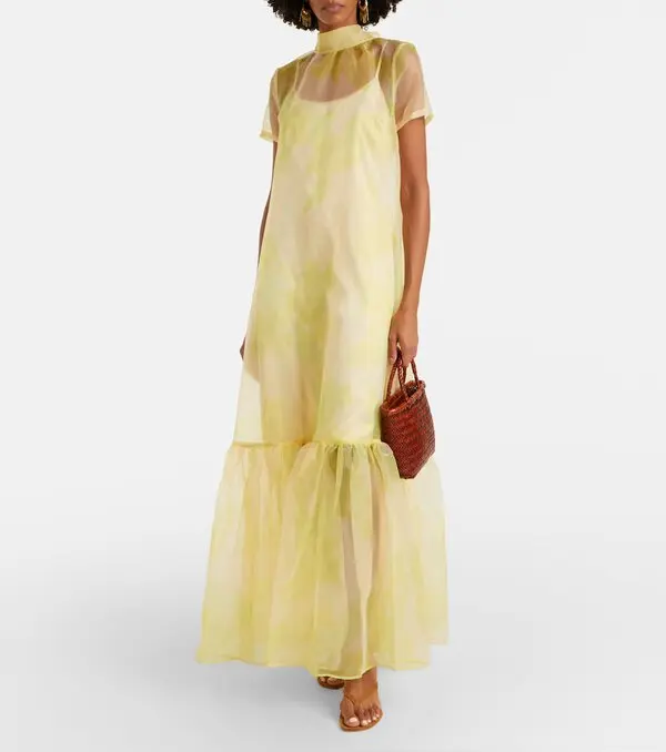 Staud Calluna Organza Maxi Dress