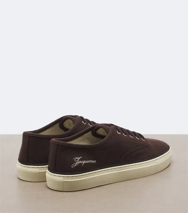 Jacquemus Canvas Sneakers - Brown