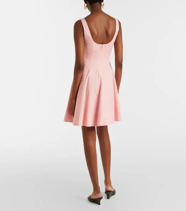 Staud Wells Cotton Mini Dress