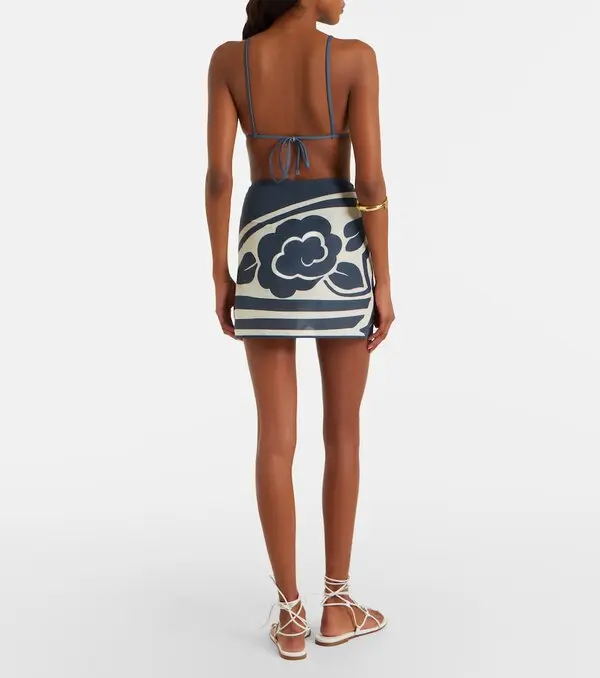 SIR. Lilou Printed Cotton Beach Cover-up