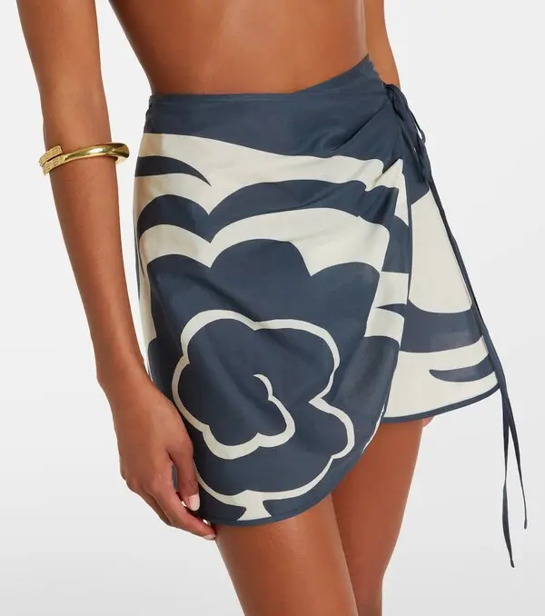 SIR. Lilou Printed Cotton Beach Cover-up