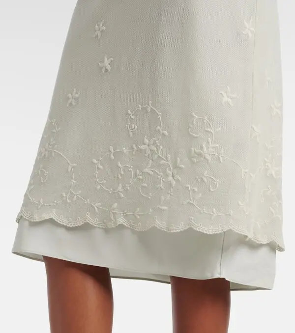Posse Cove Embroidered Midi Dress
