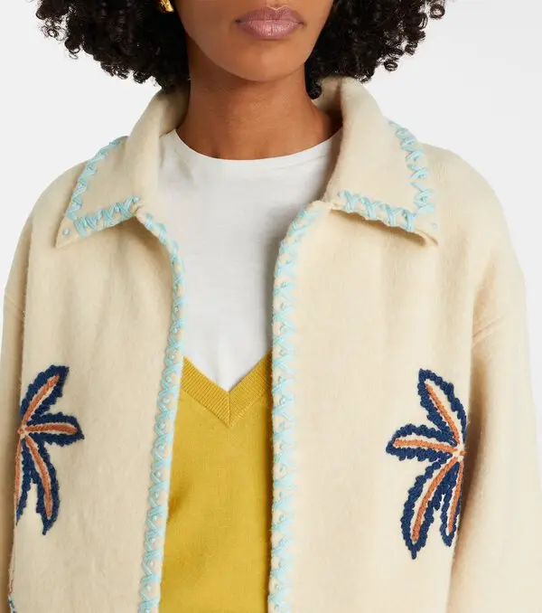 Alanui Virgin Wool Jacket - Beige