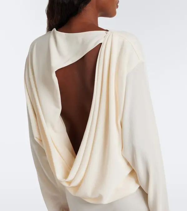 Jacquemus Mistral Jersey Mini Dress Off - White
