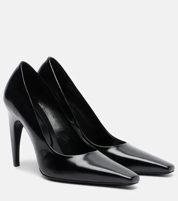 JUDE Fame Leather Pumps - Black
