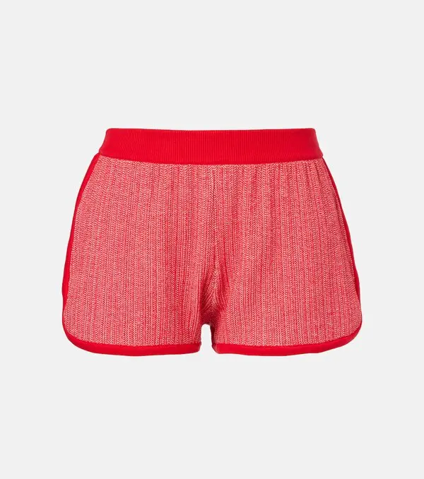 Versace Cotton Shorts - Red