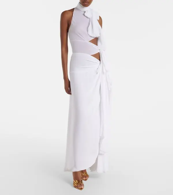 GIANVITO ROSSI Flavia Mirrored Leather Mules