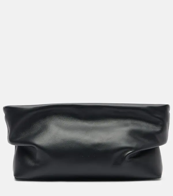 AESTHER EKME Nina Medium Leather Clutch