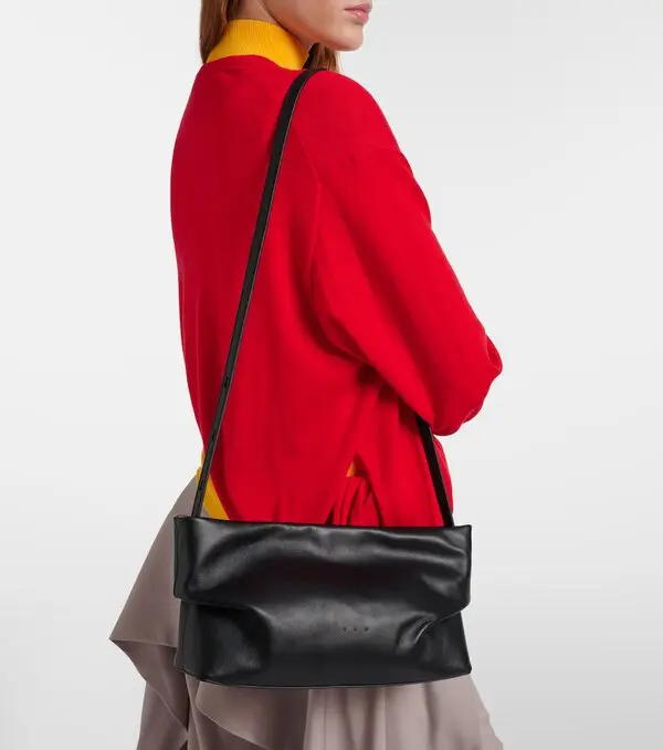 AESTHER EKME Nina Medium Leather Clutch