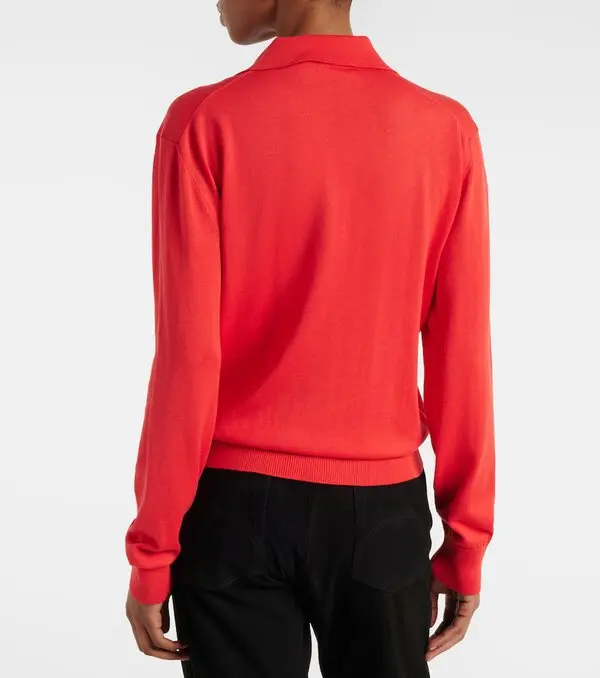 BLAZÉ MILANO Alegria Polo Sweater - Red