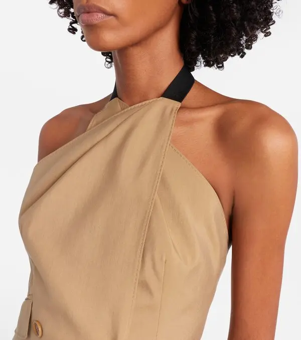 Max Mara Nuraghe Halterneck Vest - Beige