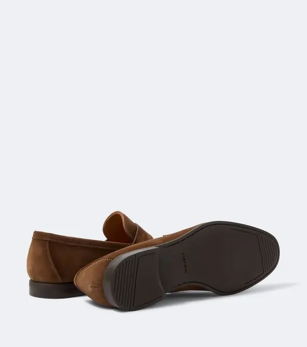 Magnanni Diezma Ii Suede Penny Loafers - Brown