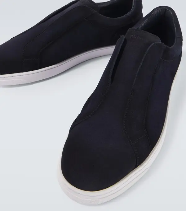 Magnanni Open Suede Sneakers
