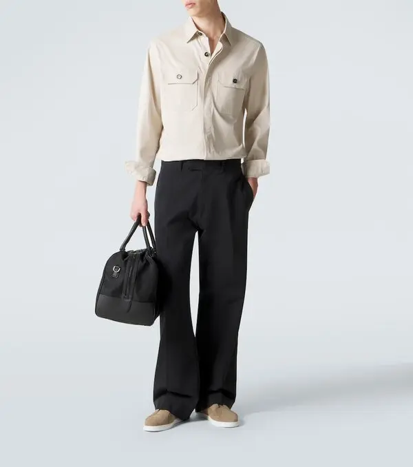Magnanni Suede Slip-on Sneakers - Beige