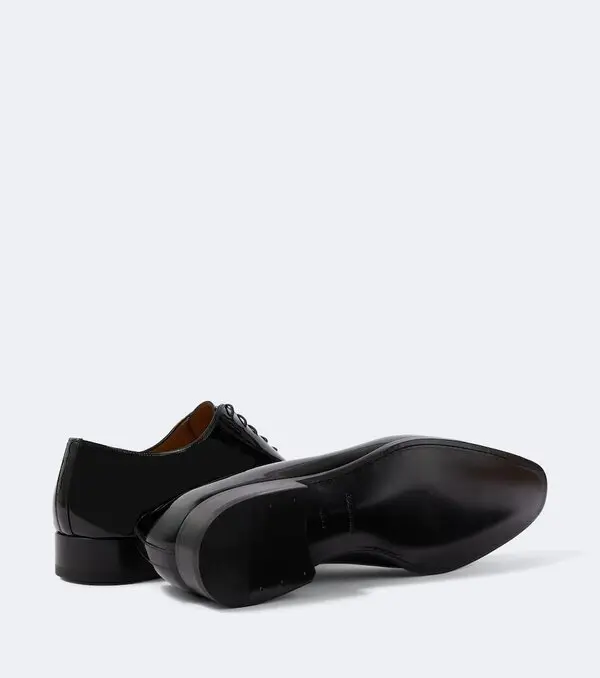 Magnanni Fleur Patent Leather Oxford Shoes